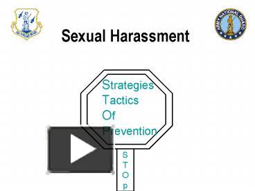 PPT – Sexual Harassment PowerPoint presentation | free to view - id ...