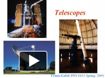 Telescopes presentation | free to download