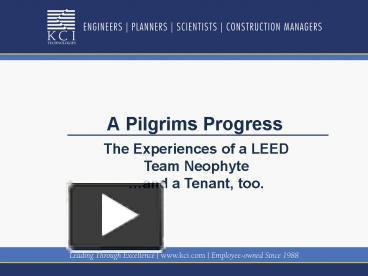 A Pilgrims Progress presentation | free to view