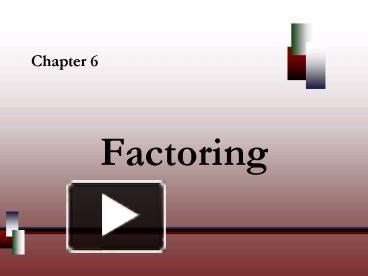 Factoring presentation | free to view
