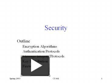 Security presentation | free to download