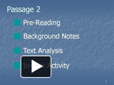 PPT – Pre-Reading PowerPoint presentation | free to view - id: 2151a5-ZDc1Z