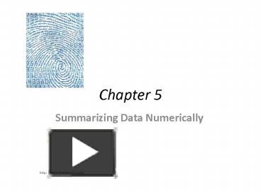 PPT – Summarizing Data Numerically PowerPoint presentation | free to view - id: 215cea-ZDQ1O