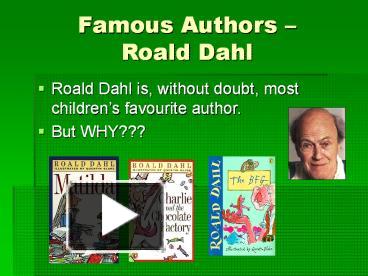 Famous Authors presentation | free to download