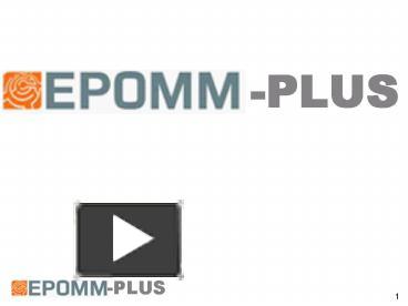 PPT – PLUS PowerPoint presentation | free to view - id: 220361-ZDc1Z