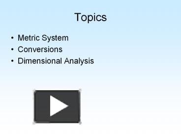 Metric System presentation | free to download