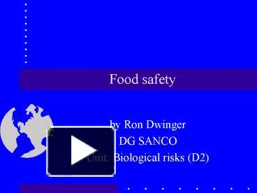 Food safety presentation | free to view