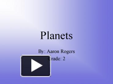 Planets presentation | free to download