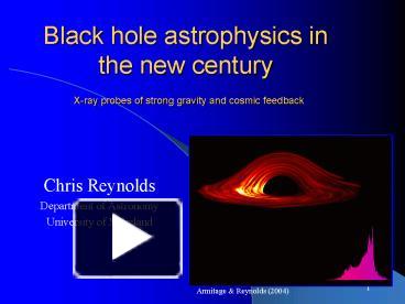 PPT – Black hole astrophysics in the new century PowerPoint ...