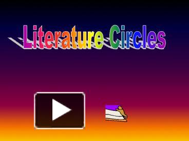 Literature Circles presentation | free to view