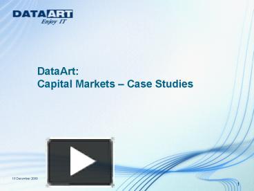 DataArt: presentation | free to view