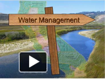 Water Management presentation | free to view
