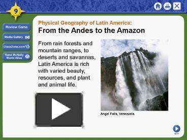 PPT – Physical Geography of Latin America: PowerPoint presentation ...