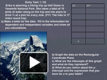PPT – Entry Task 1 22 PowerPoint presentation | free to view - id ...