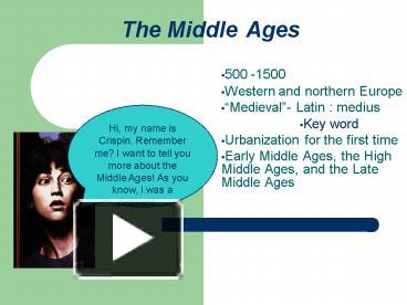 The Middle Ages presentation | free to view
