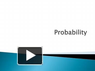 Probability presentation | free to view