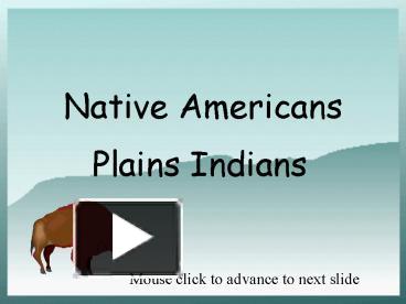 PPT – Native Americans PowerPoint presentation | free to view - id ...