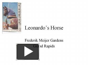 Leonardo presentation | free to download