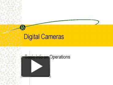 Digital Cameras presentation | free to view