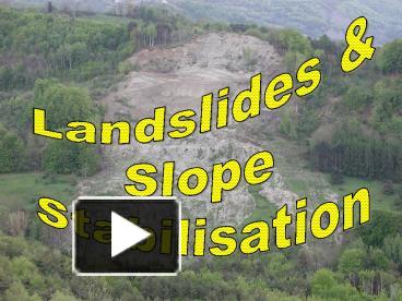 Landslides presentation | free to view