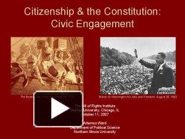 PPT – Citizenship PowerPoint presentation | free to view - id: 25a65-ZWI4M