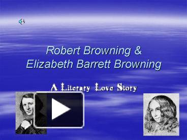 Robert Browning presentation | free to view