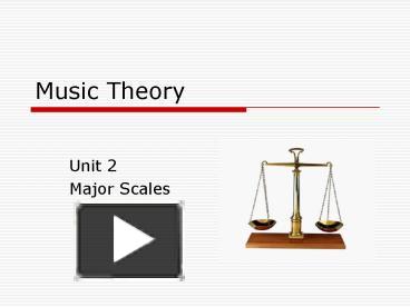 Music Theory presentation | free to view