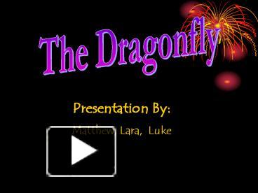 The Dragonfly presentation | free to view