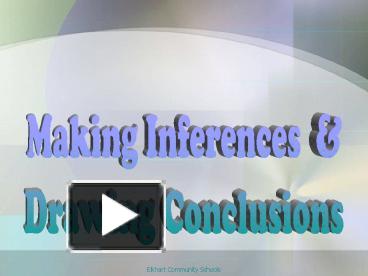 PPT – Making Inferences PowerPoint presentation | free to view - id ...
