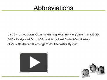 Abbreviations presentation | free to view