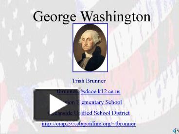 PPT – George Washington PowerPoint presentation | free to view - id ...