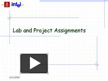 Lab and Project Assignments presentation | free to download