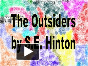 PPT – The Outsiders PowerPoint presentation | free to view - id: 26a758 ...