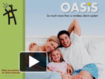 Oasis presentation | free to view