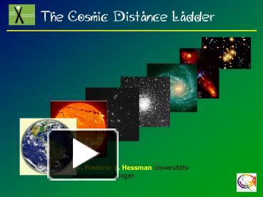 The Cosmic Distance Ladder presentation | free to view