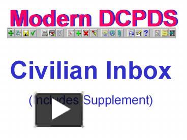 Modern DCPDS presentation | free to view