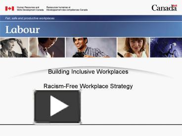 PPT – Building Inclusive Workplaces RacismFree Workplace Strategy ...
