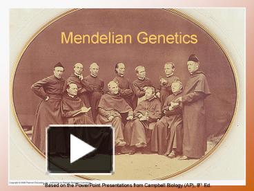 PPT – Mendelian Genetics PowerPoint presentation | free to view - id ...