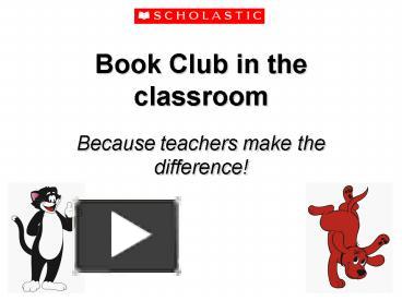 PPT – Book Club in the classroom PowerPoint presentation | free to view ...