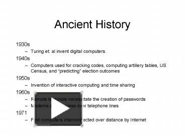 Ancient History presentation | free to download