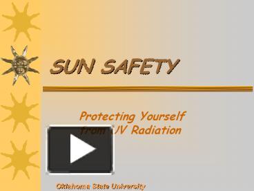 SUN SAFETY presentation | free to view