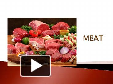 MEAT presentation | free to view