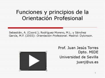 PPT – Funciones y principios de la Orientaci PowerPoint presentation | free to download - id ...