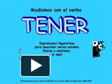 Modismos con el verbo presentation | free to view