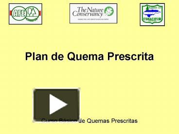 Plan de Quema Prescrita presentation | free to view