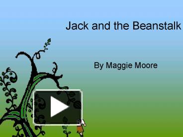 Jack and the Beanstalk presentation | free to view