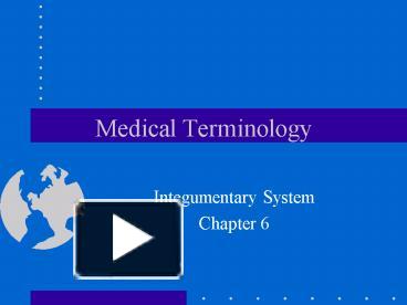 PPT – Medical Terminology PowerPoint presentation | free to view - id ...
