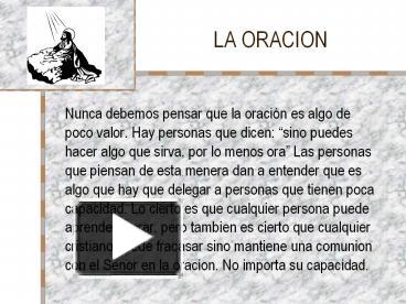 LA ORACION presentation | free to download