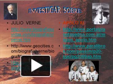 JULIO VERNE presentation | free to view