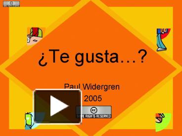 PPT – Te gusta PowerPoint presentation | free to view - id: 28b7bc-ZDc1Z
